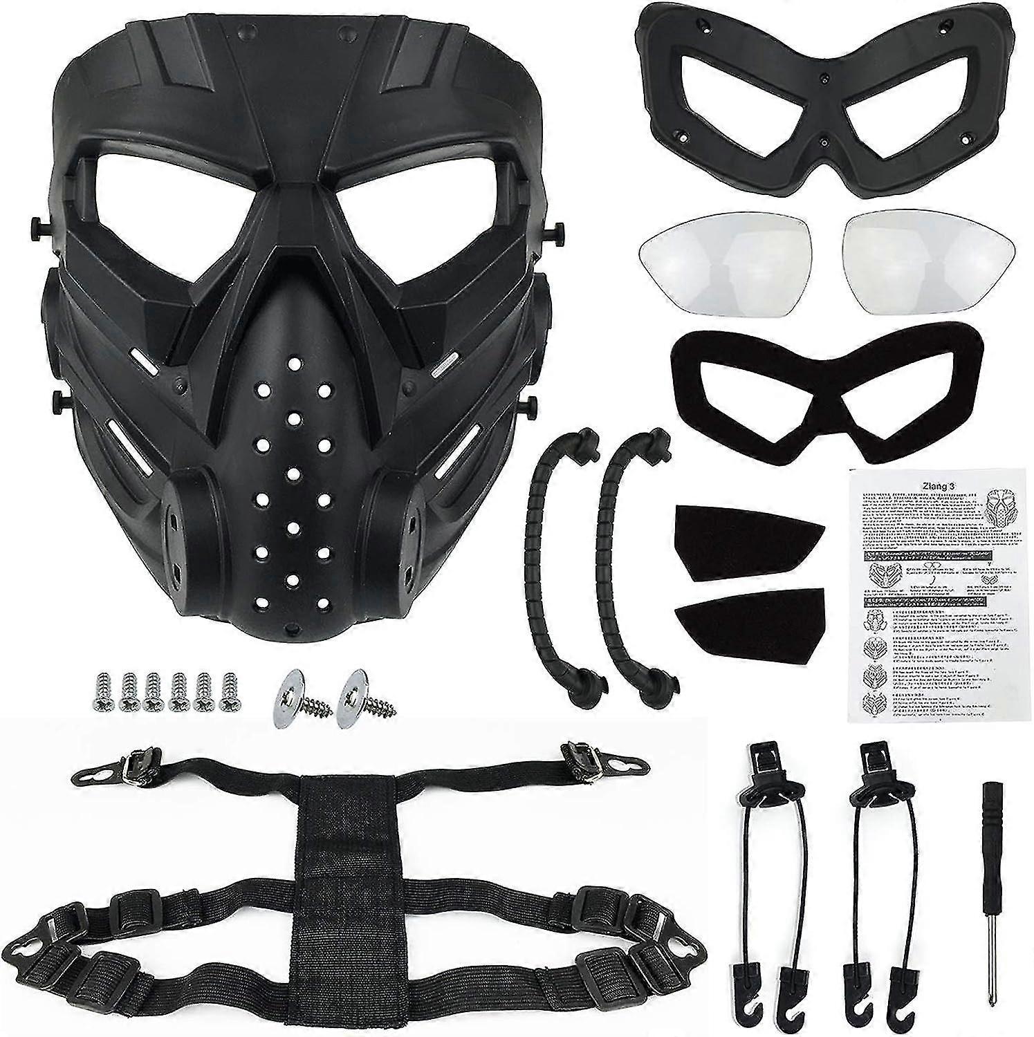 Alien Airsoft Mask Full Face Tactical Mask Impact Resistant For Airsoft ...