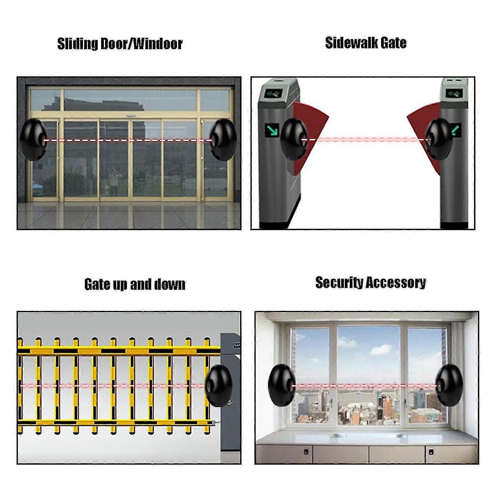 Dc12v Infrared Photocell Beam Sensor Automatic Gate Door Garage Shutter ...