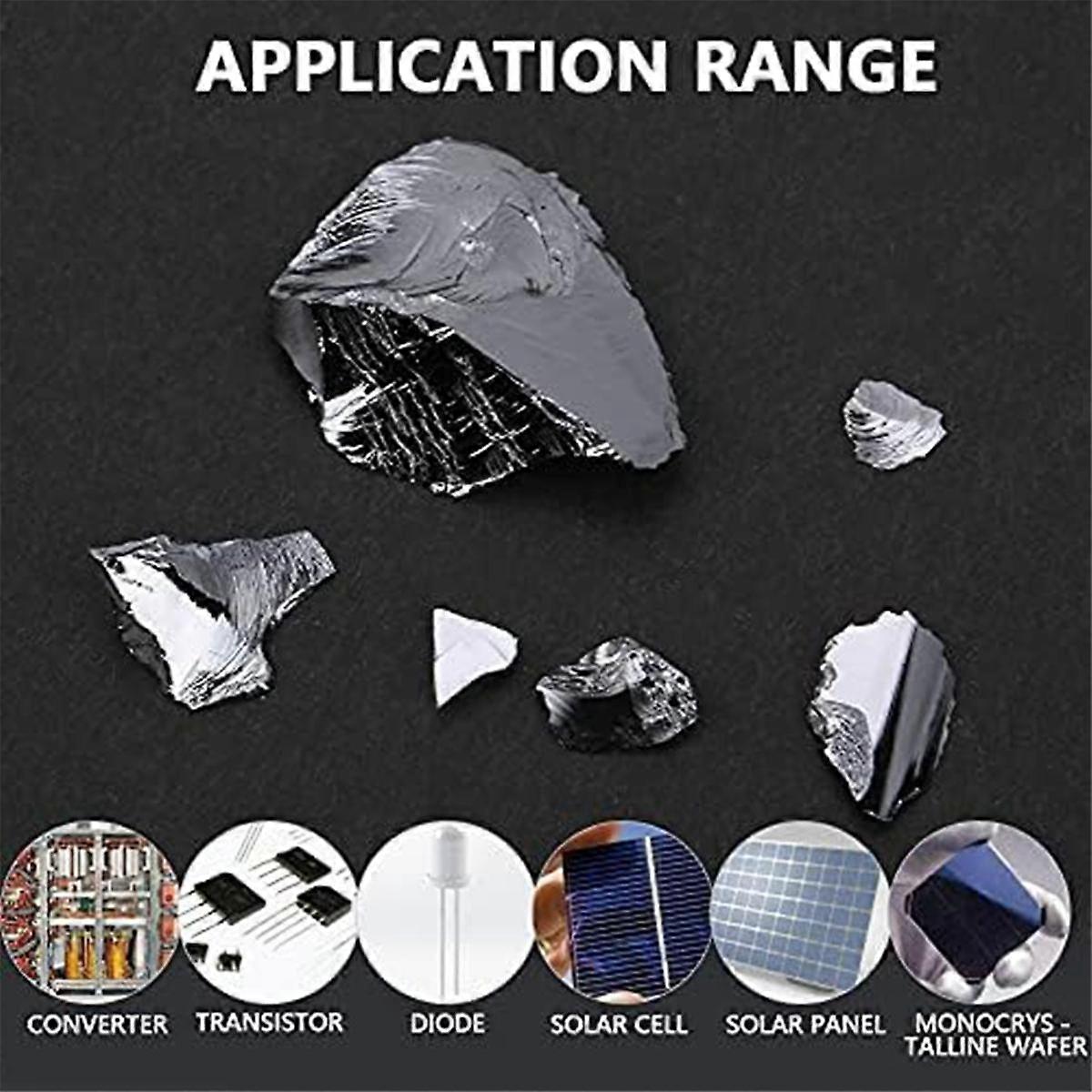 Silicon Metal, Elements 14 Semiconductor Monocrystalline Si Block, Raw ...