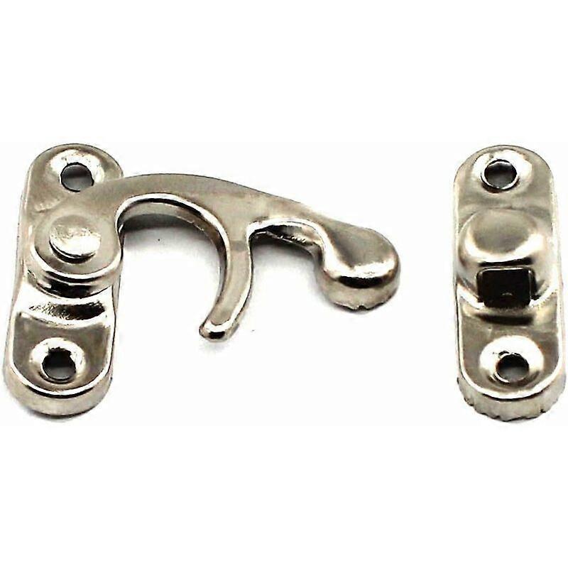 Set of 20 vintage nickel-plated latches with straight swing arm | Fruugo UK