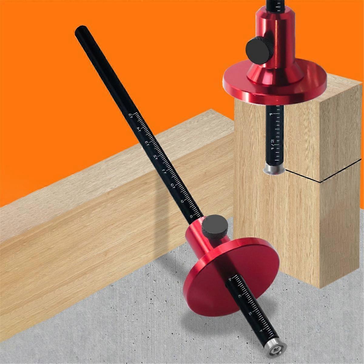 Wheel Marking Gauge Woodworking Scriber Wood Marking Tools with Inch&MM ...