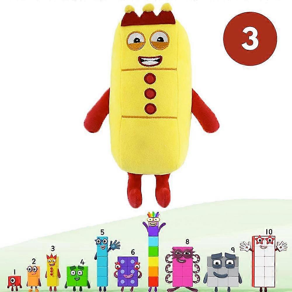 Numberblocks 1-10 Plush Doll Toy Gift Educational Premium Stuffed ...