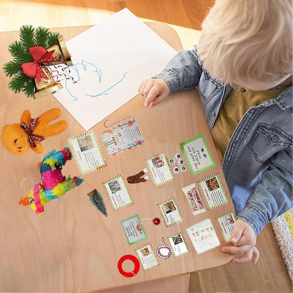 HaKeLai 2024 Elf Kit 12/24 Days of Christmas Fun Elf Activities Props ...