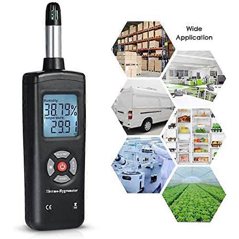 Promotion! Digital Psychrometer Thermo Hygrometer, High Sensitive ...