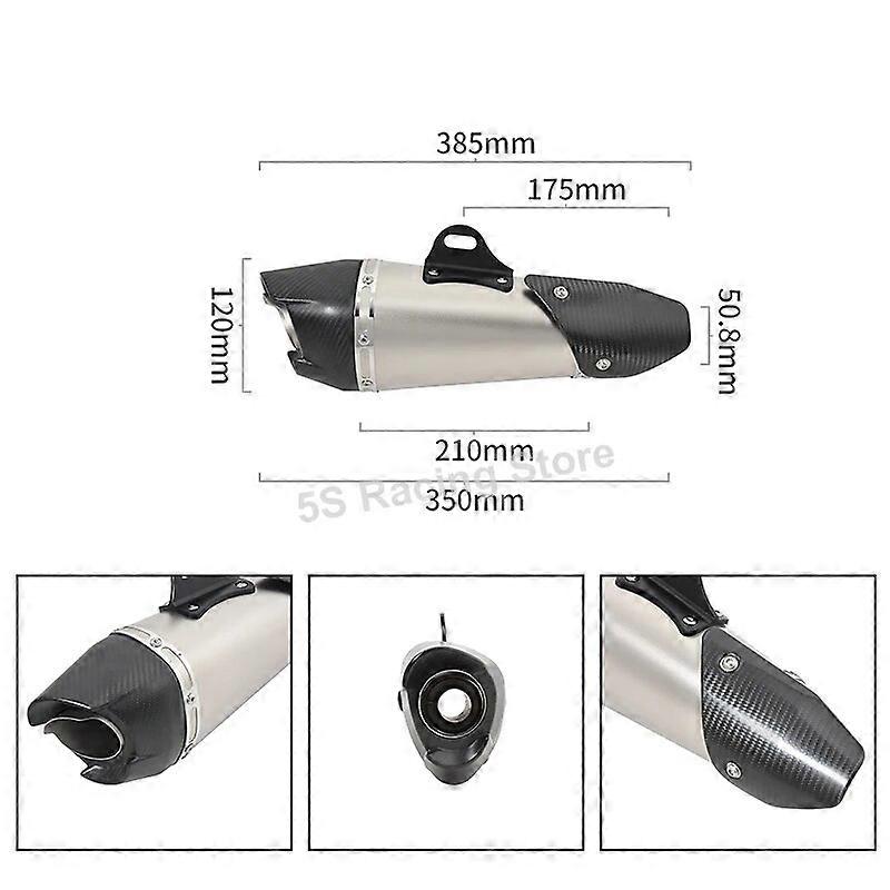 Motorcycle Yoshimura AT2 Exhaust For YAMAHA R7 MT07 FZ07 MT FZ 07 2021 ...