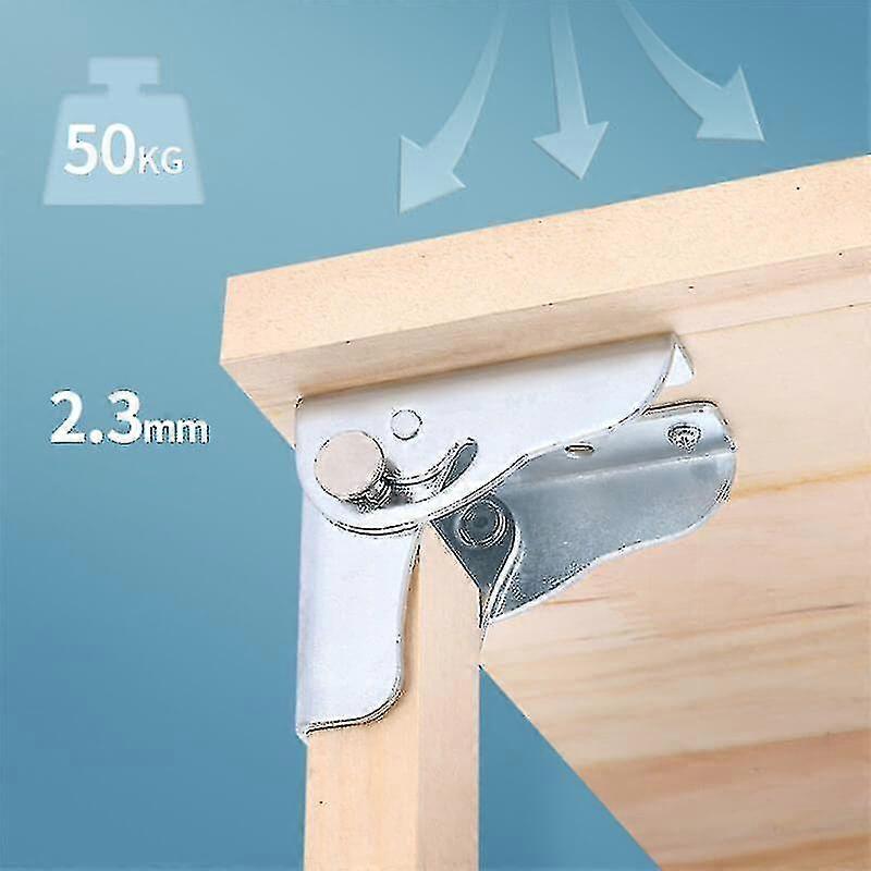 90 Degree Self-locking Folding Hinge Table Legs Chair Extension ...