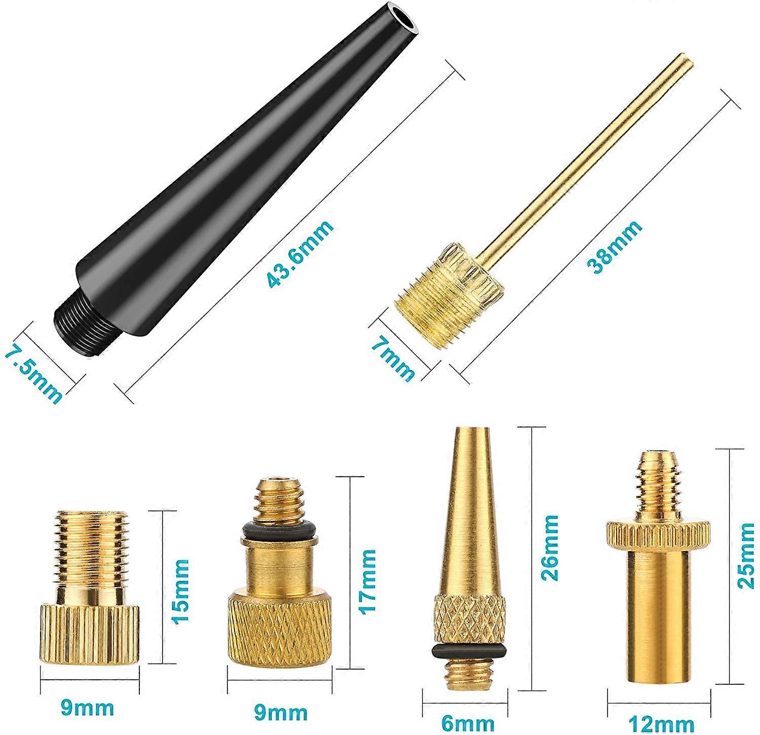 26PCS Bike Pump Adapter - Valve, Woods Tyre Valve Adaptor, Bicycle Tire ...