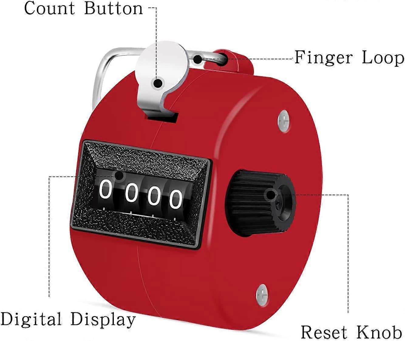 12 Pieces Manual Counting Counter, Manual Mechanical Handheld Pitch ...