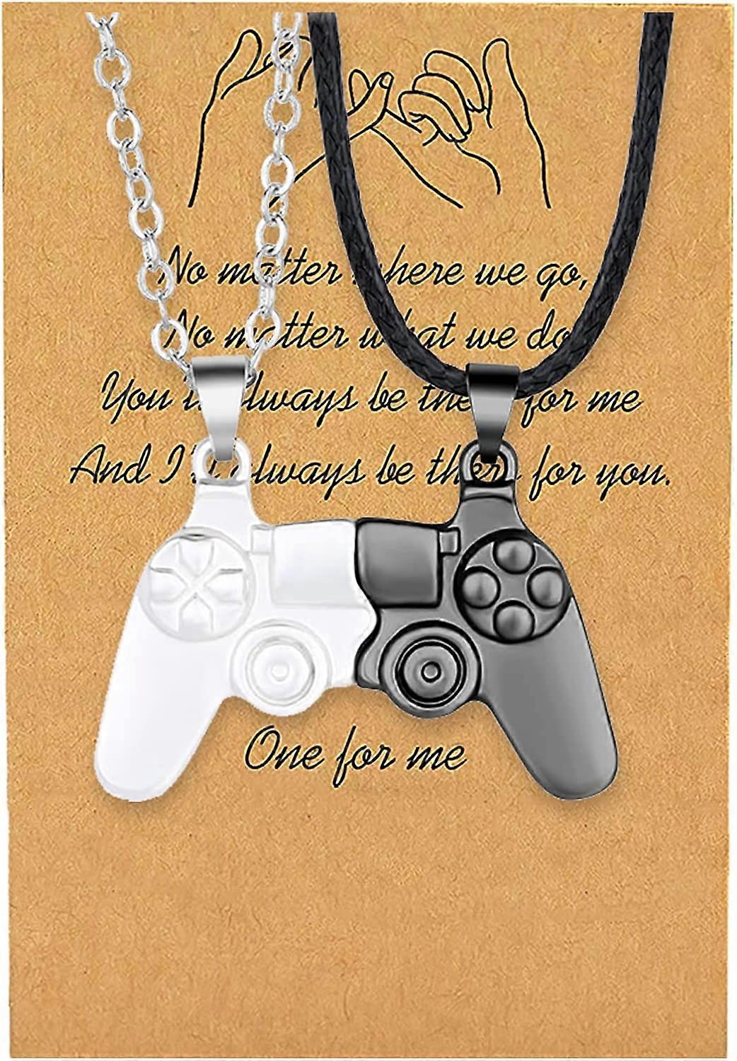 2 Pcs Friendship Necklaces for Best Friends Split Matching Game ...