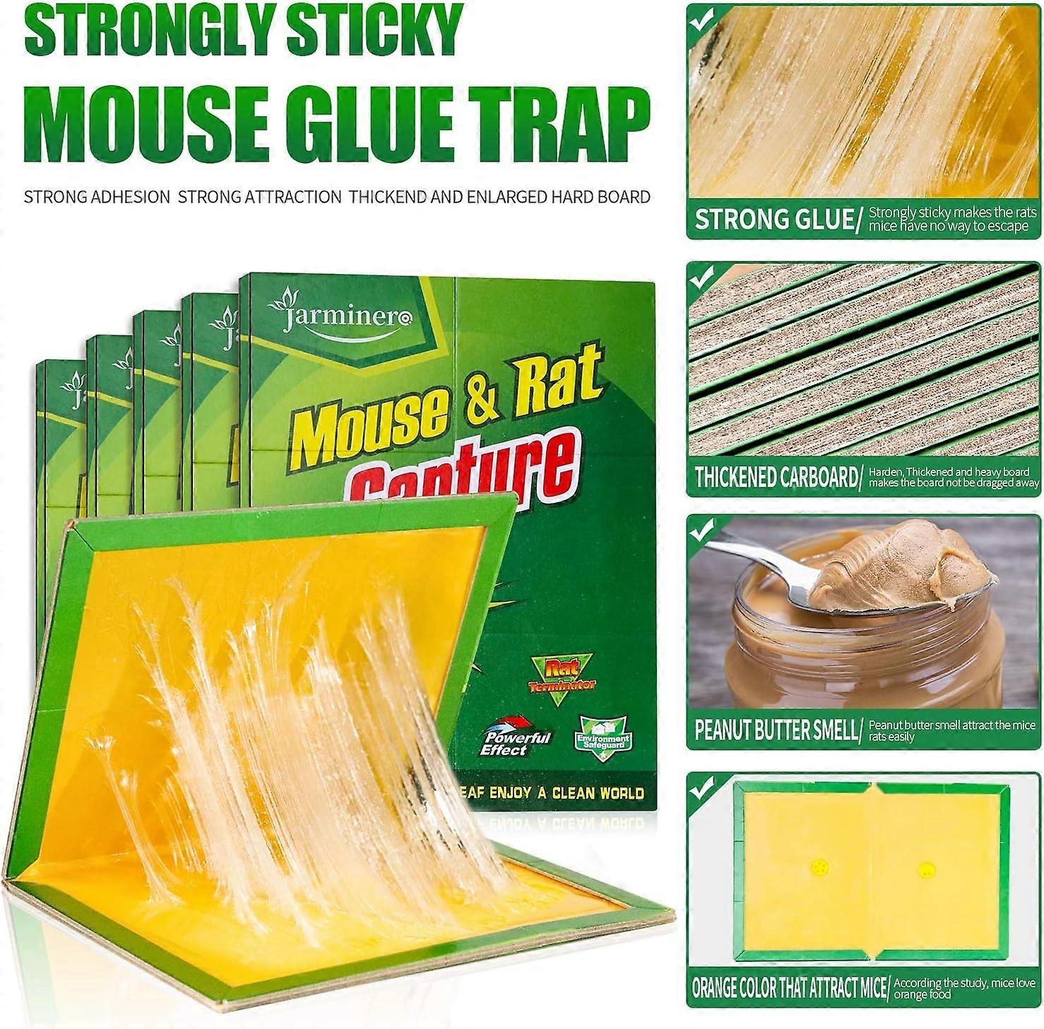 10 pack humanized mouse glue plates, green and environmentally friendly ...