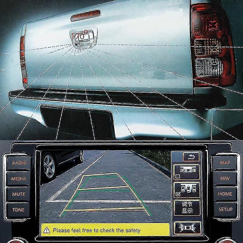 For Toyota Hilux 2005-2014 Rear Tailgate Handle Camera Rearview Camera ...