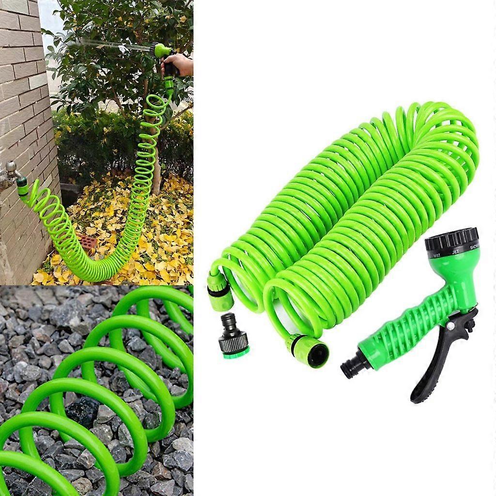 15m Expandable Coil Garden Hose With Universal Connectors High Pressure ...