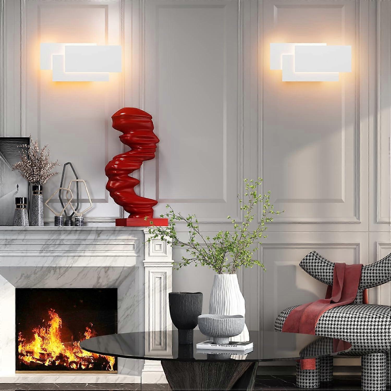 Modern Wall Mounted Lamp, Elegant Design Stair Lights Embedded LED Warm ...