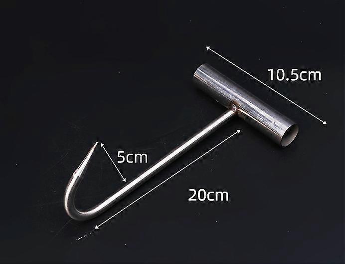 2pcs Stainless Steel T Hooks T-Handle Meat Boning Hook for Kitchen ...