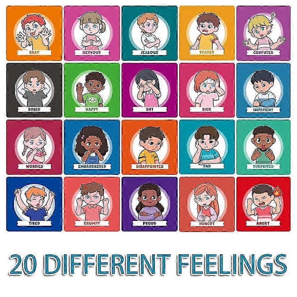 Feelings and Emotions Book for Kids Identify 20 Emotions - Fun Flip ...