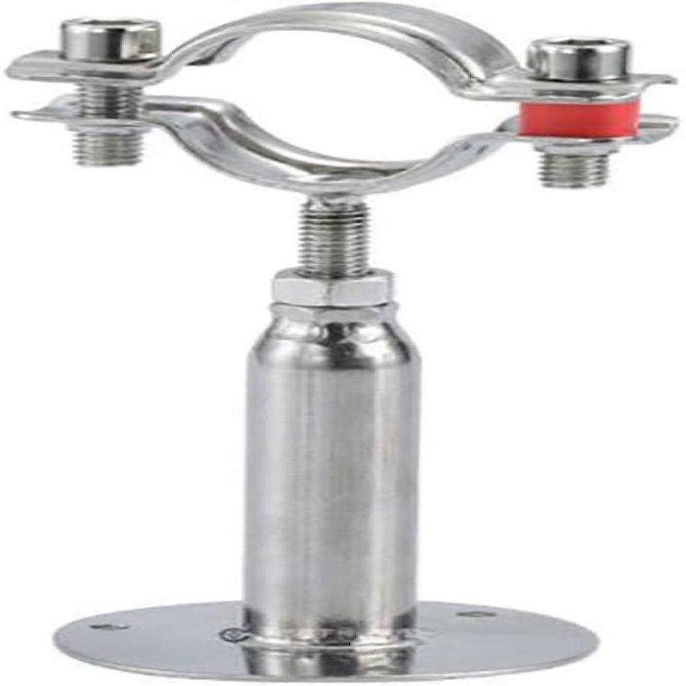 2Set Screw32 Stainless Steel Adjustable Tube Holder With Screws Pipe ...