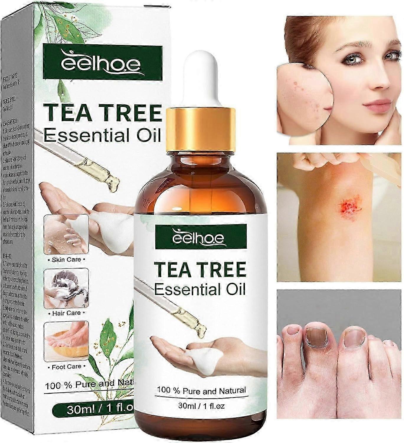 Tea Tree Oil, Organic Tea Tree Essential Oil, 30ml Pure Tea Tree Oil ...