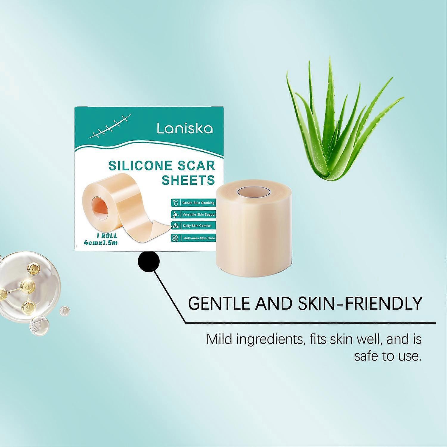 Silicone Scar Sheets Scar Removal Strips Repair Treatment for Surgical ...