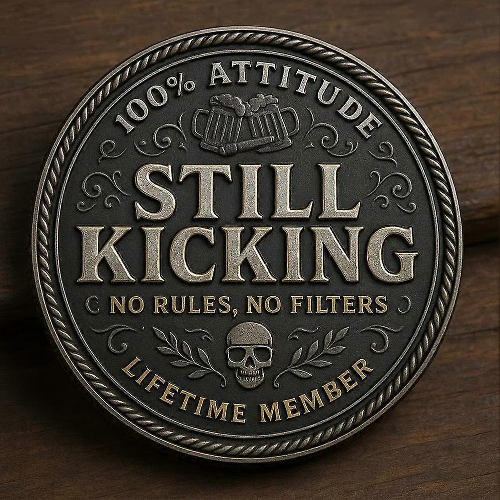 Grumpy Old Fuckers Club 100% Bitter Lifetime Member Coin Double Side ...