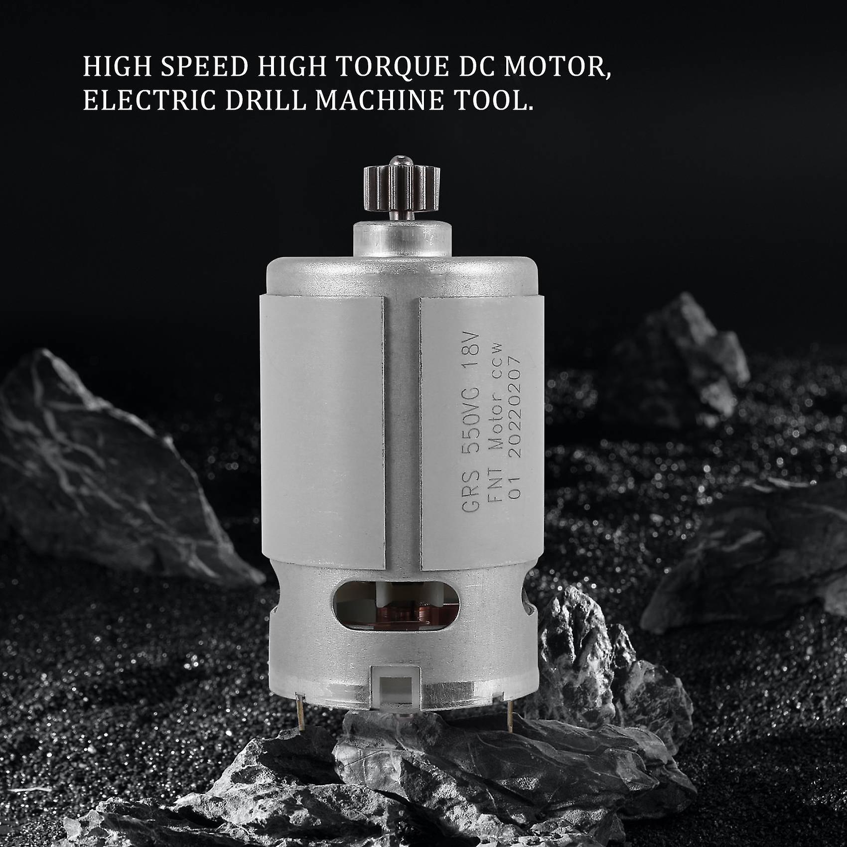 Grs550vc 14 Teeth Dc Motor 21500-29000rpm Lithium Drill Motor Dc 18v ...