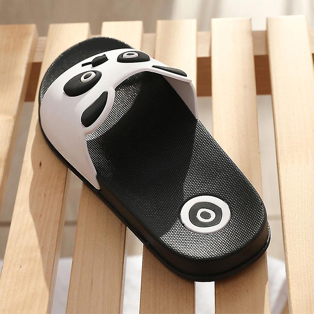Kids Panda Slippers Cartoon Sliders Sandals Boys Girls Beach Water ...