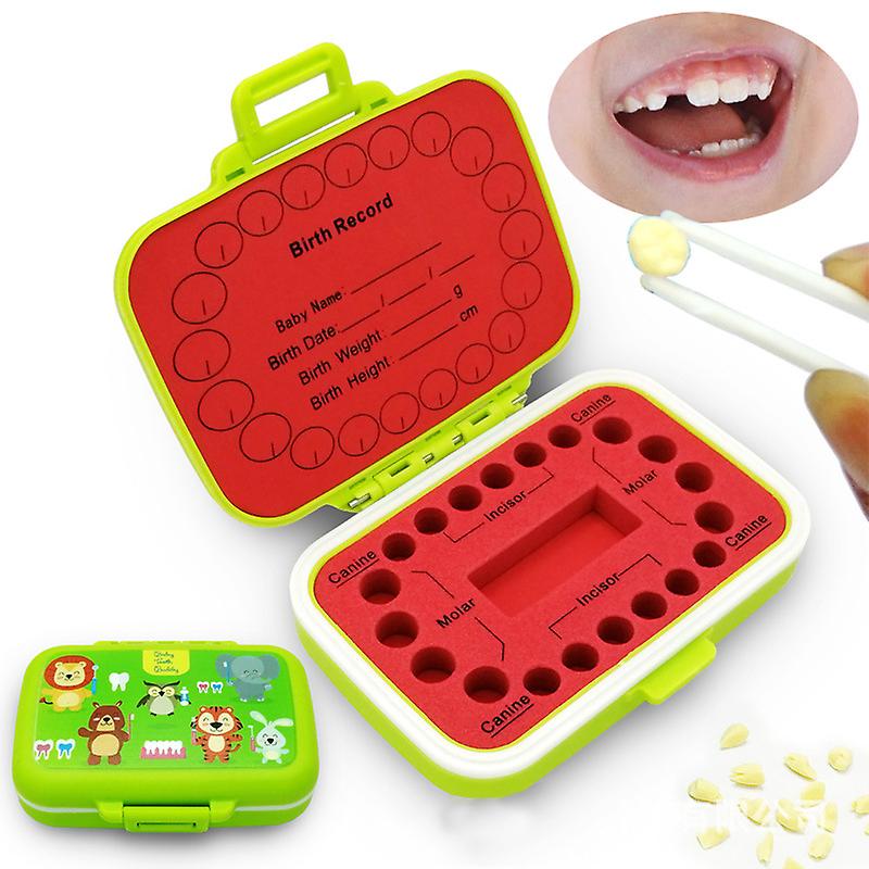 Baby Teeth Storage Box Set Tooth Keepsake Box Teeth Box for Boys and ...