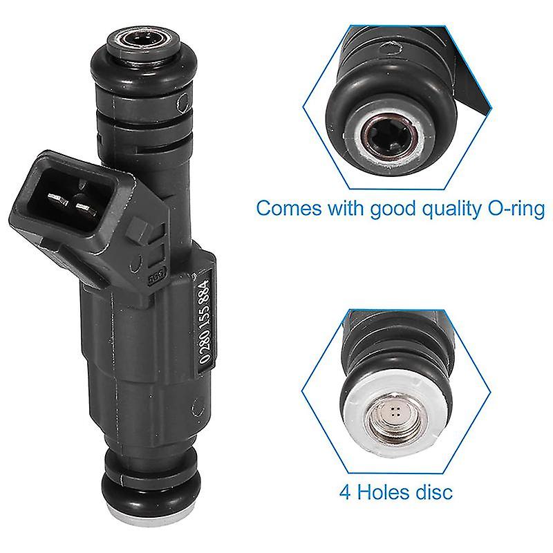 6 x 650cc Fuel Injectors 0280155884 For BMW E36 E46 M50 M52 S50 M3 ...