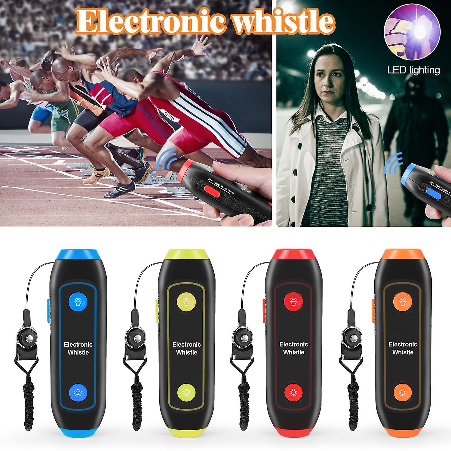 Electronic Whistle Handheld Electric Whistle with Lanyard SOS Light ...