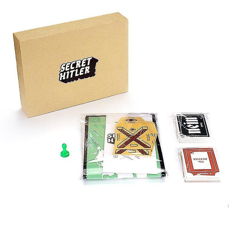 Board Game English Version Secret Hitler Reveals Hitler's Three Red Box Party Puzzle Game Card ...