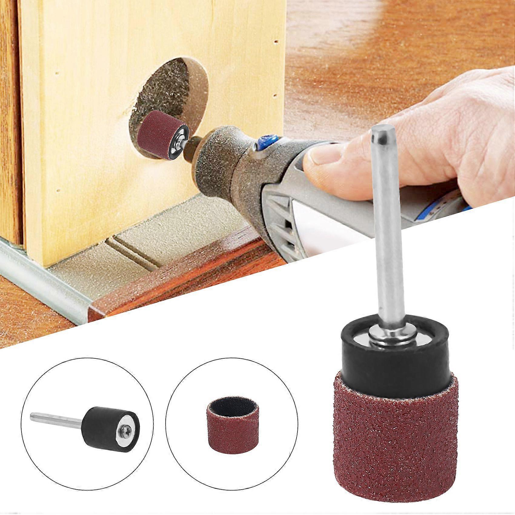 100pc 1/2" Sanding Bands Kit with 2 Sanding Drum Mandrel For Tools ...