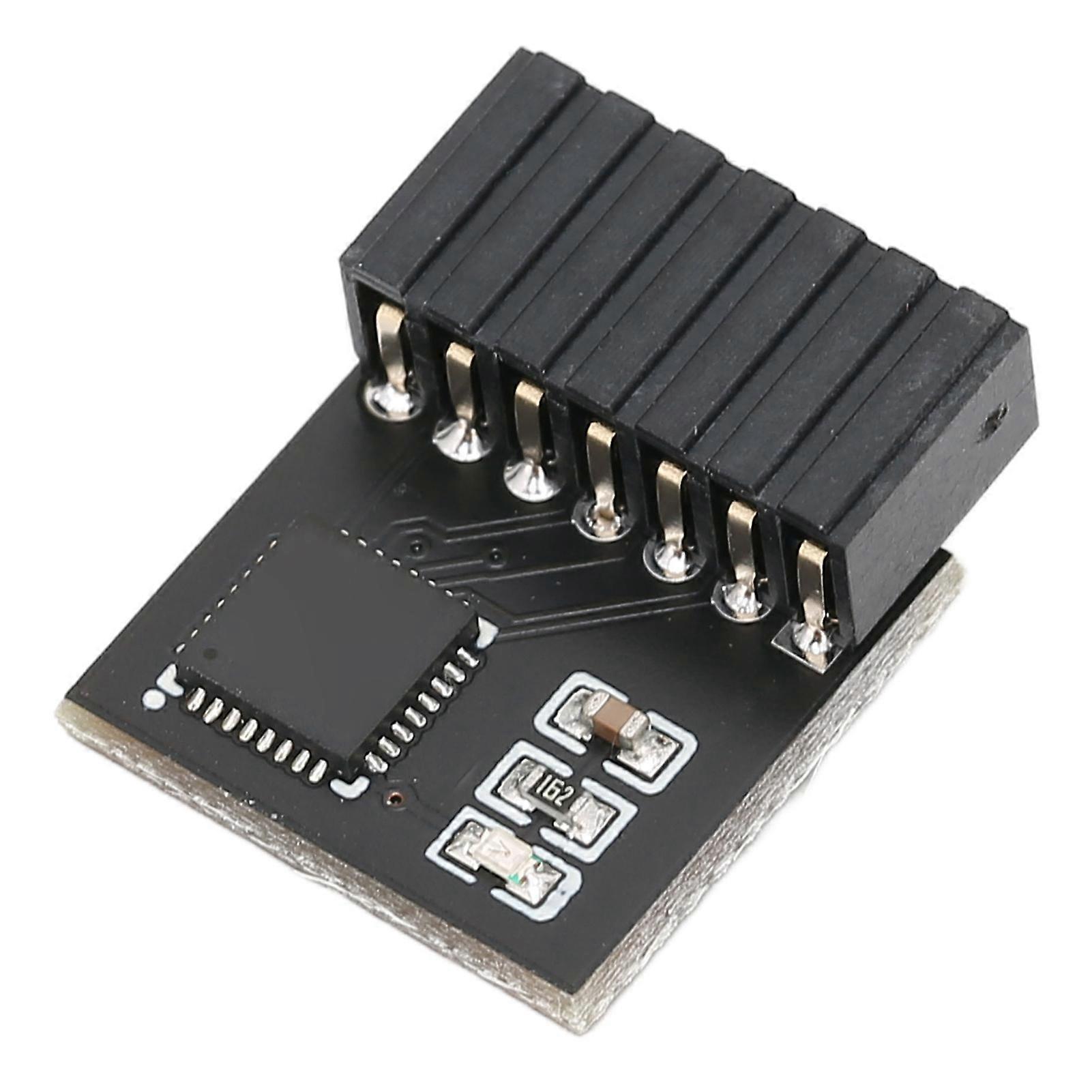 TPM 2.0 Encryption Security Module 14pin Strong Encryption TPM Processor Black TPM Module System ...