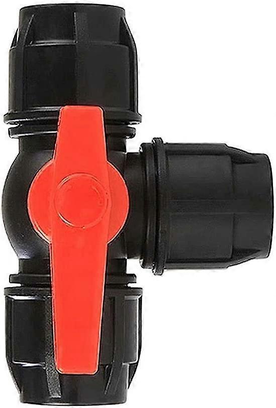 Nirvana T Shaped Three Way Plastic Ball Valve, Quick Connect PE Quick ...