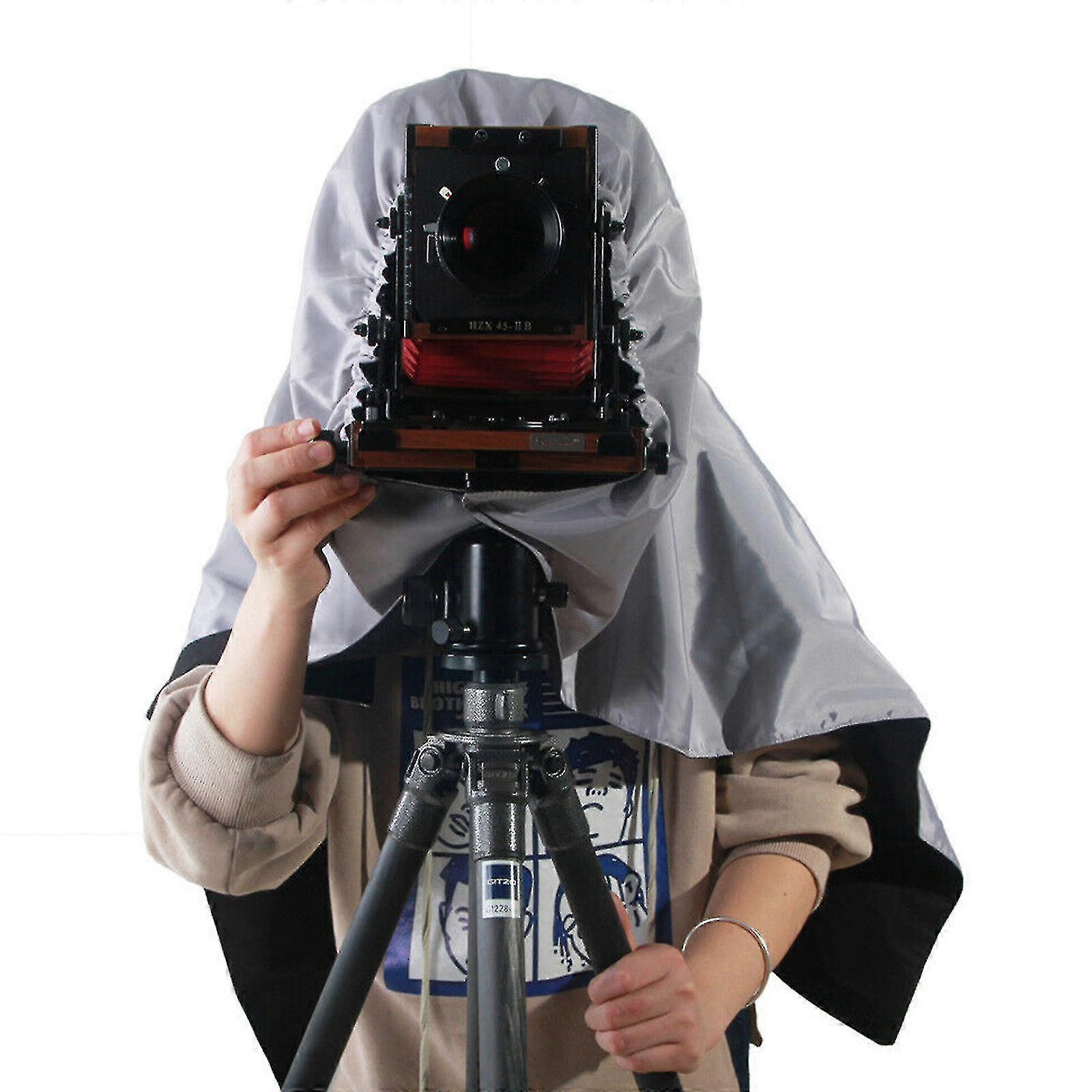 Professional Dark Cloth Focusing Hood Silver Black New For 4x5 Camera ...
