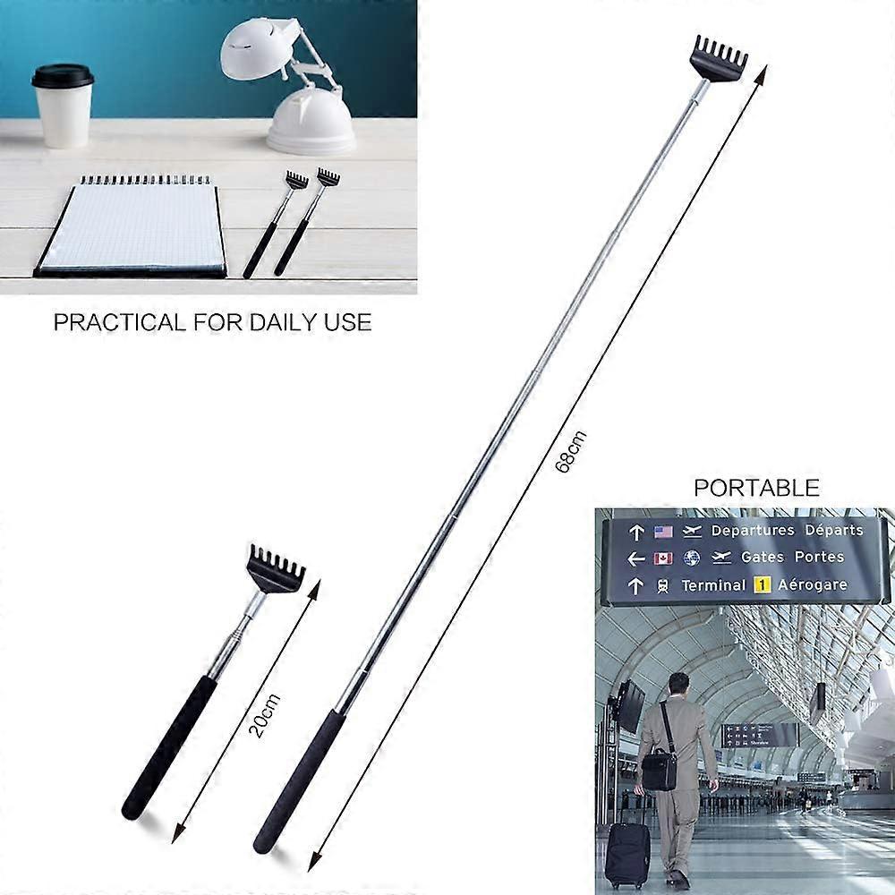 2 Black back scrapers made of high quality stainless steel, with an ...