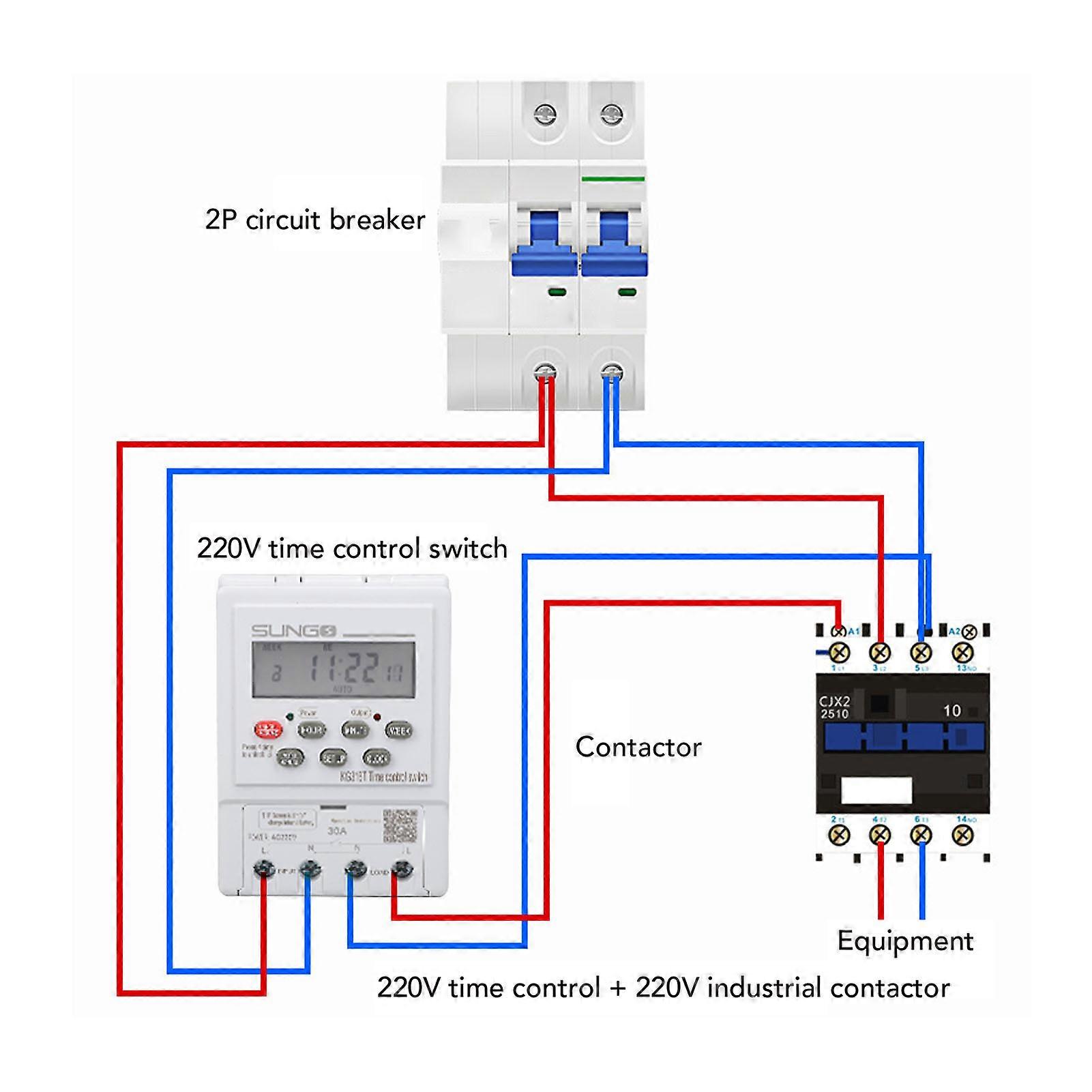 Time Control Switch Microcomputer 7 Day Programmable Automatic Digital ...
