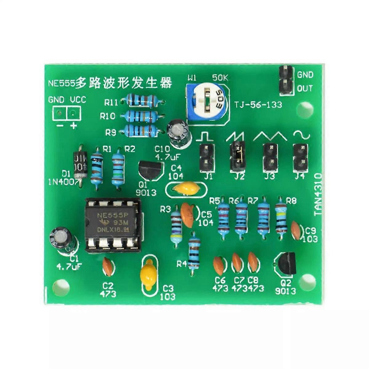 Sine Triangle Square Wave NE555 Multi-Channel Waveform Generator Module DIY Kits | Fruugo CA