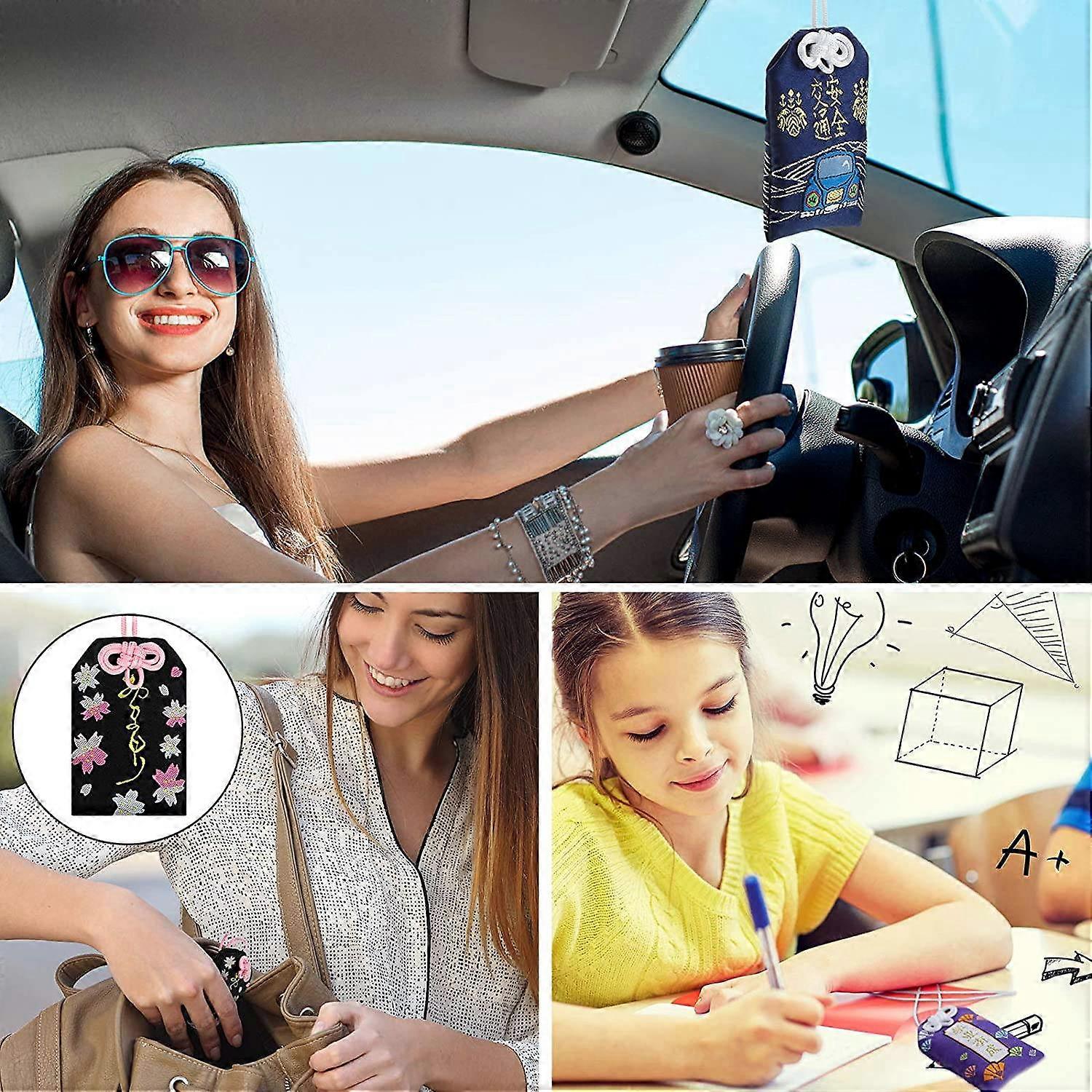 5 Pieces Japanese Omamori Sachet Lucky Amulet Charms for Health ...