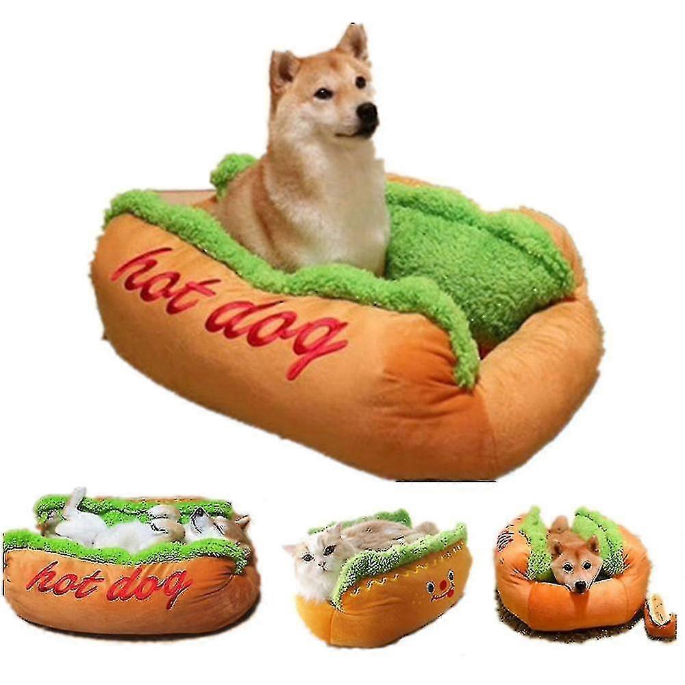 Hot Dog Design Pp Cotton Deep Sleep Beds For Small Dogs(best) | Fruugo ...