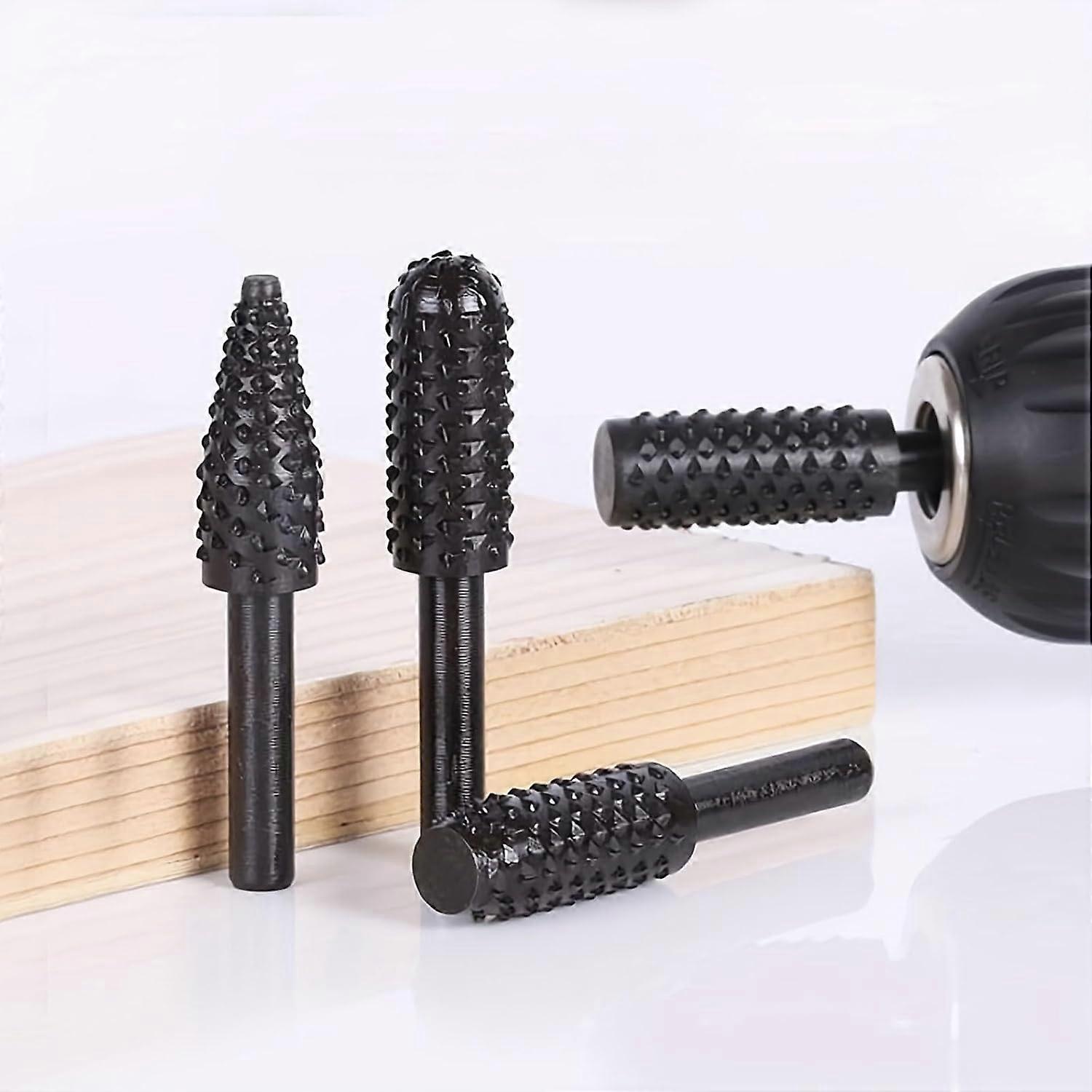 5 Pieces Rotary Burr Rotary Burr Set Chisel-Shaped Rotary Rasp Burrs ...