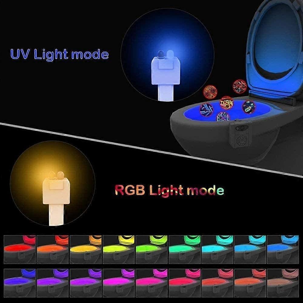 Toilet Lights Waterproof LED Toilet Night Lights UV Germicidal Lamp ...