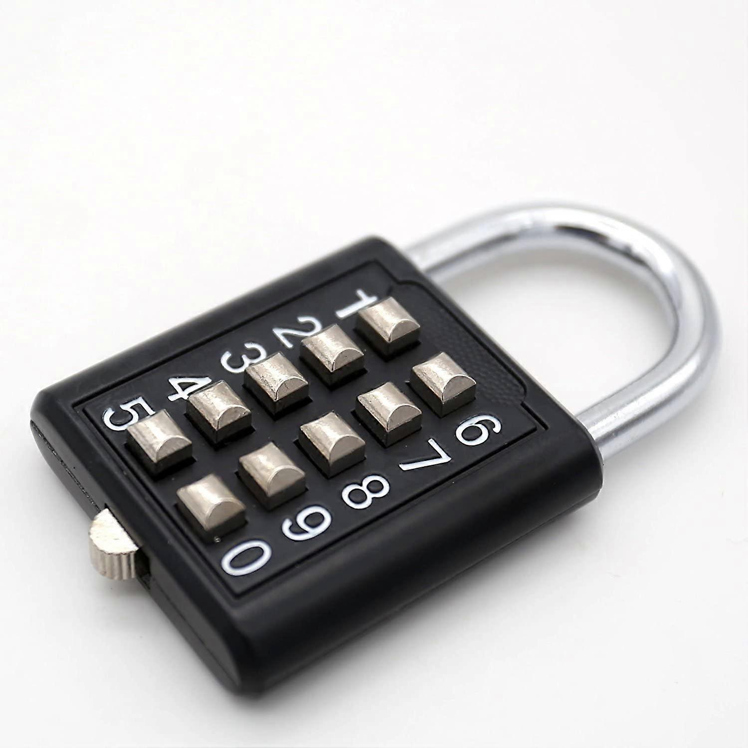10-Digit Combination Padlock Combination Lock, Waterproof Metal and ...