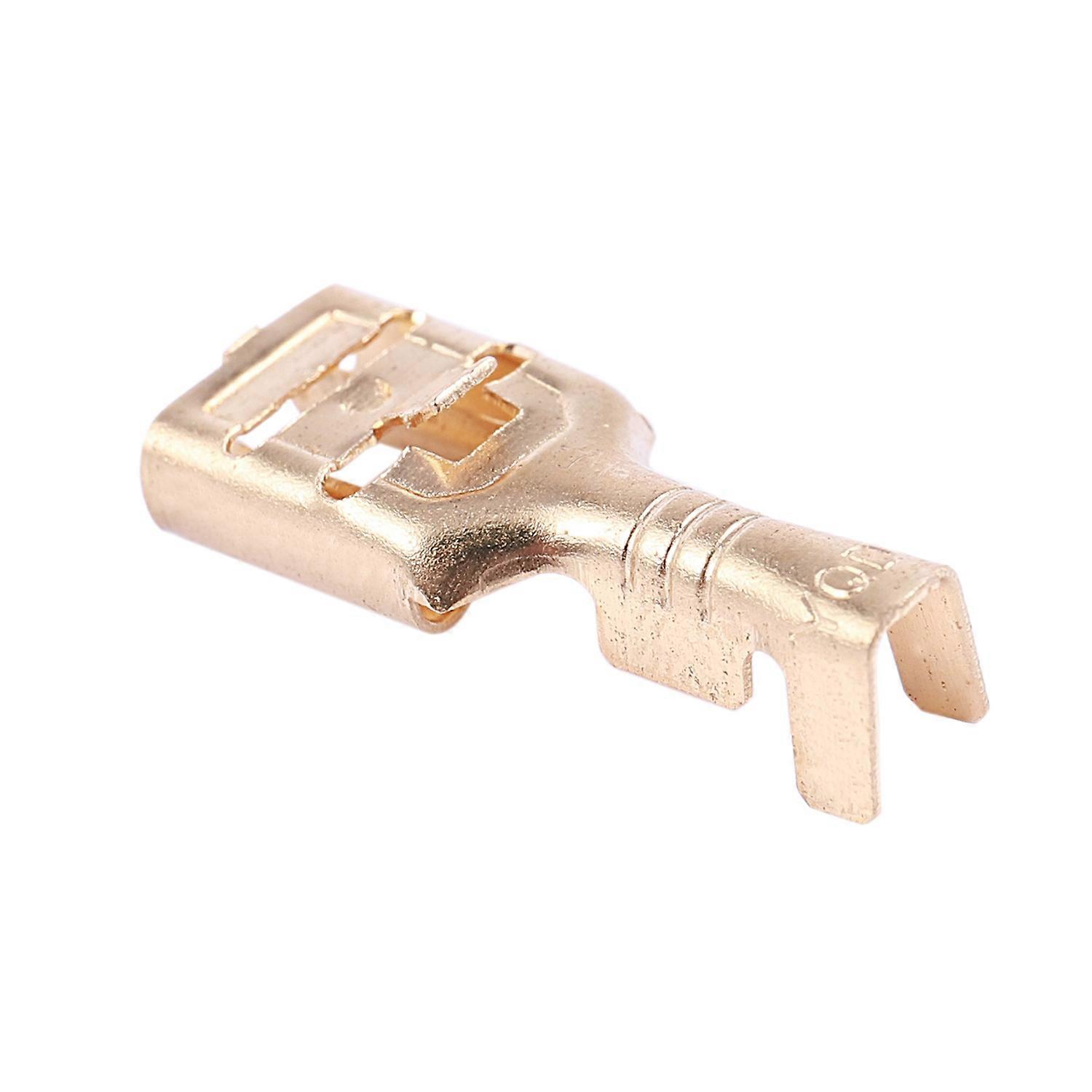 Brass 6.3 mm Connectors Female Spade Cable Terminals, 20 Piece | Fruugo UK