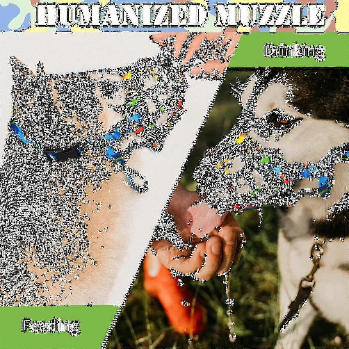 Dog Muzzle, Silicone Basket Muzzle For Small Medium Large Dogs, Soft ...