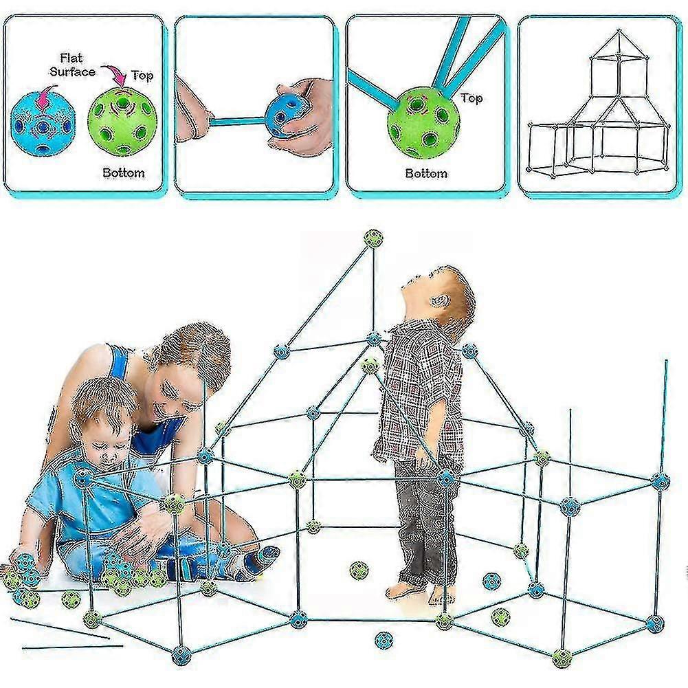 Construction Fort Building Kits For Kids Diy Building Fortress Building ...