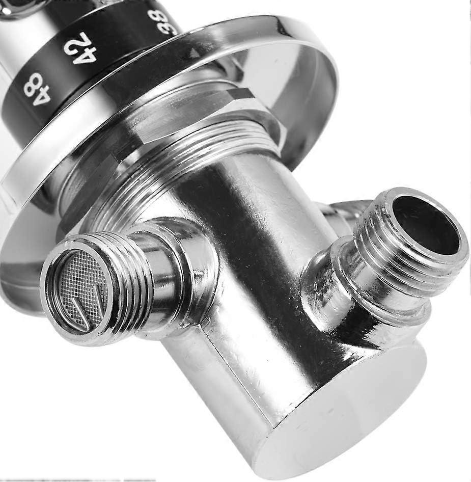 Hot Cold Water Mixing Valve Solid Brass Thermostatic Mixing Valve Fixed ...
