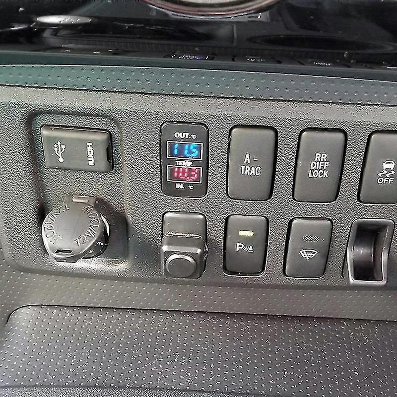 Dual Temperature Display Inside And Outside The Car Dual Temperature ...