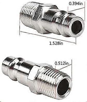 10 pcs Air Line Connectors EURO Airline Hose Compressor Fittings 1/4 ...