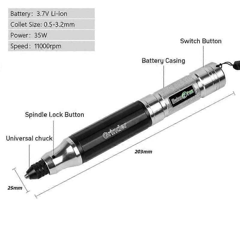 1 Set Recharge Cordless Engraver Pen Dremel Mini Drill Accessories With ...