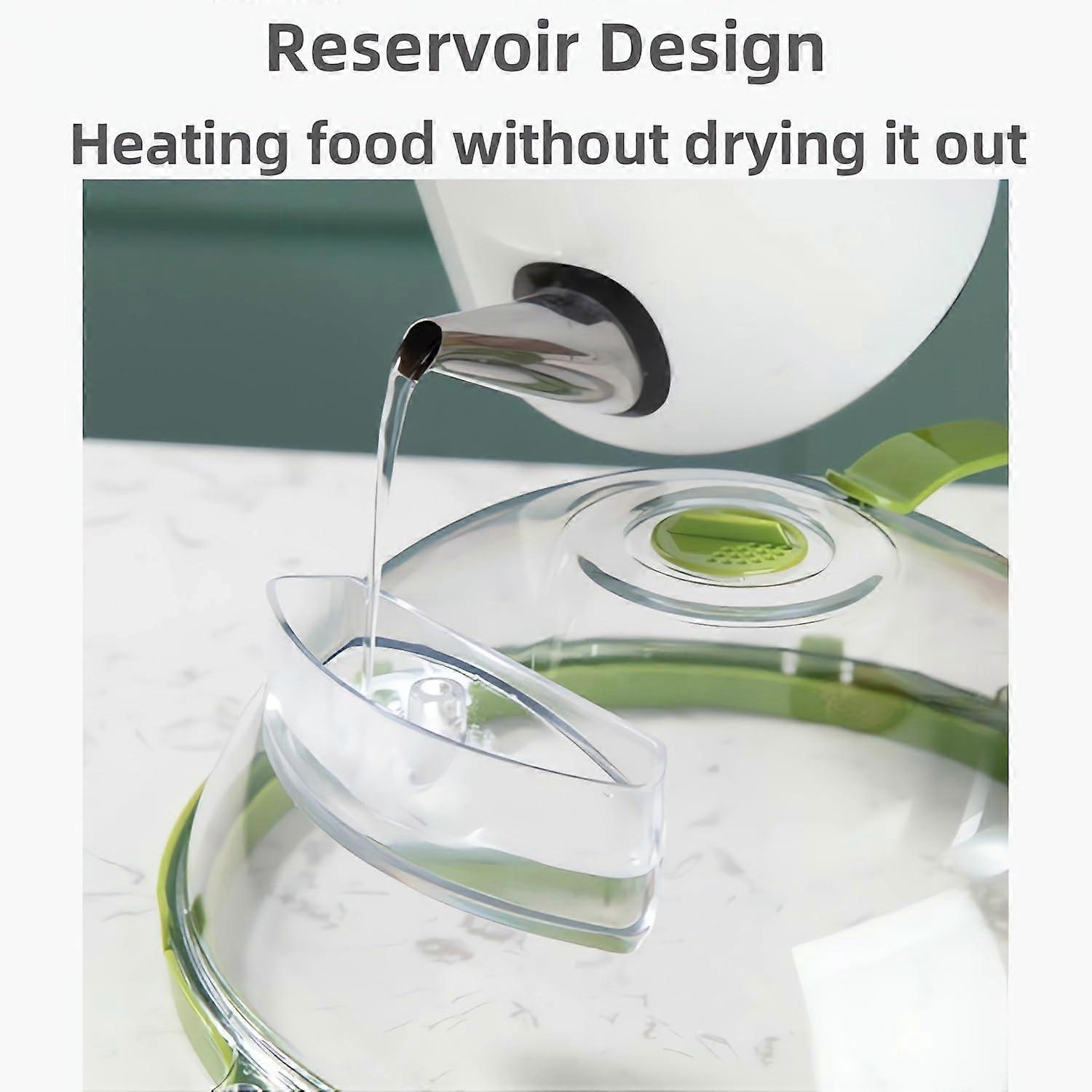 2-in-1 Microwave Steamer and Splash Guard, Clear Microwave Splash Guard ...
