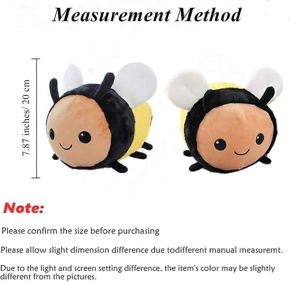 Bee Stuffed Animal Plush Gift for Kids, Baby, Cute 7.8" Bumblebee Plush ...